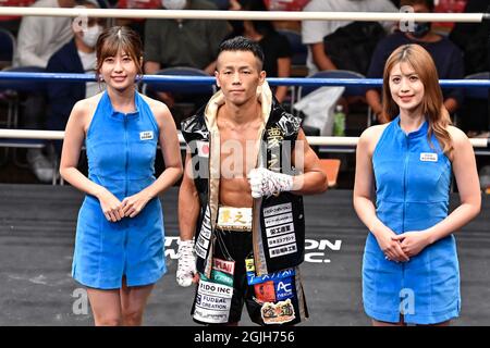Tokyo, Japan. 9th Sep, 2021. (R-L) Yoshiki Takei, Azusa Takeda Boxing ...