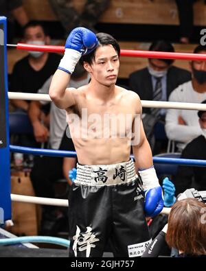 Tokyo, Japan. 9th Sep, 2021. (R-L) Yoshiki Takei, Azusa Takeda Boxing ...