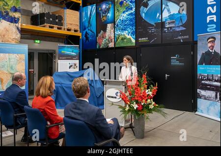 Prof. Dr. Katja Matthes als Rednerin beim Besuch von Fürst Albert II ...