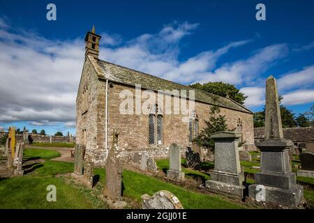 The Kirk of Aberlemno, where the Cross Slab is situated, one of the ...