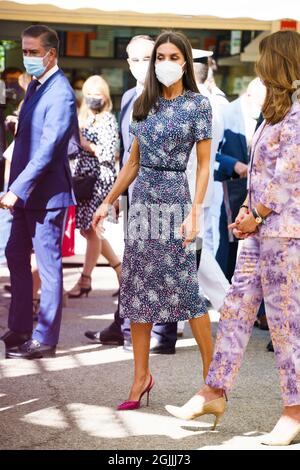 Spain. 10th Sep, 2021. In this photo illustration the Dogecoin ...