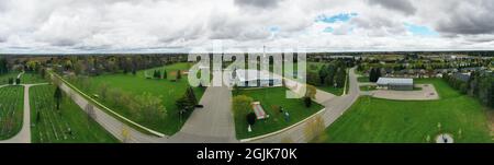 An aerial of Burford, Ontario, Canada downtown, editorial Stock Photo ...