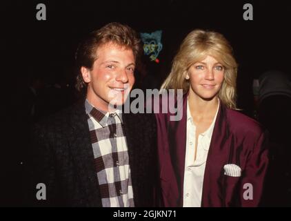 Heather Locklear and Jonathan Prince at the 1987 Young Artist Group ...