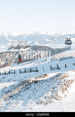 ski lift cabin at the top of Chopok mountain Stock Photo - Alamy