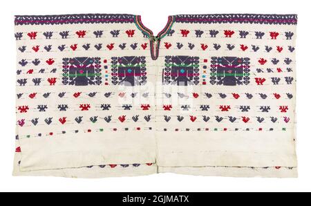 This ceremonial huipil is a traditional garment worn by the Ixil Maya ...