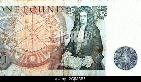 Old British Pound UK, English money banknote bill Stock Photo - Alamy