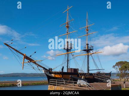 Brig Amity Replica Ship - Albany - Australia Stock Photo - Alamy