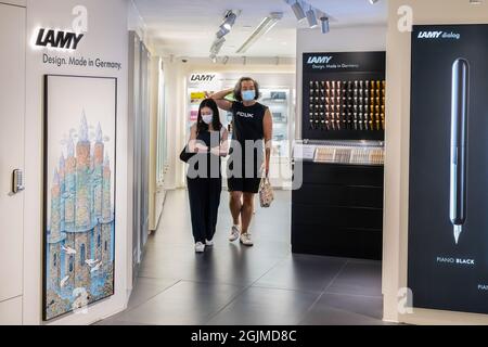 German pen manufacturing company brand Lamy store seen in Hong Kong ...