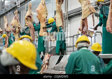 Meat market in Windhoek, Namibia Stock Photo - Alamy