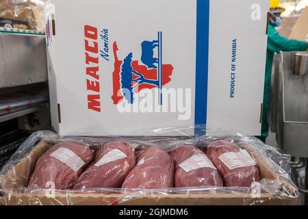 Meat market in Windhoek, Namibia Stock Photo - Alamy