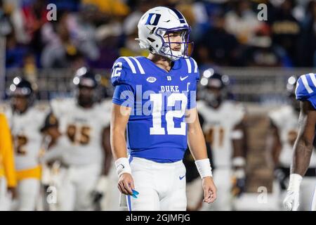 Durham, NC, USA. 10th Sep, 2021. North Carolina A&T Aggies quarterback ...