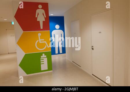 Japanese toilet signs, Japan, Asia Stock Photo - Alamy