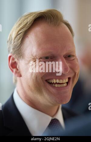 Oestrich Winkel, Germany. 11th Sep, 2021. Martin Böhm, new Rector of the European Business ...