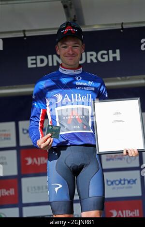 Ethan Hayter of Great Britain celebrates winning silver in the Men's ...