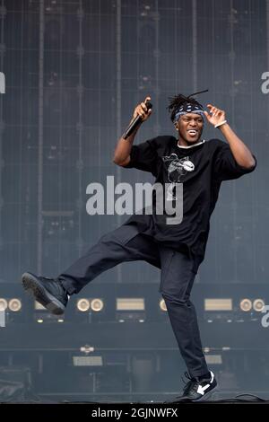 KSI performing at the TRNSMT Festival at Glasgow Green in Glasgow ...
