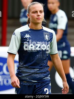 Sarah Mayling (2 Aston Villa) on the ball During the Womens Super ...