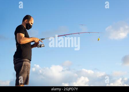 Salvador, Bahia, Brazil - June 06, 2021; Beautiful colorful sunset with ...