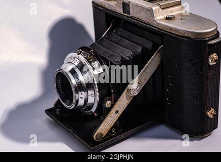 Adox Golf 63 is a folding film camera manufactured by Adox Fotowerke ...