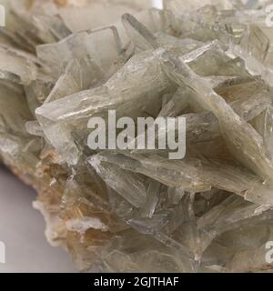 Green baryte mineral sample Stock Photo - Alamy