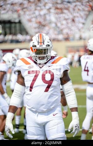 September 11, 2021: Virginia Tech Hokies quarterback Connor Blumrick (4 ...