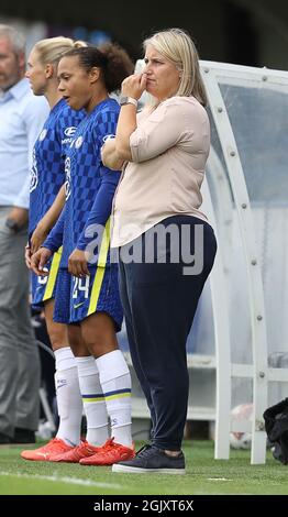 Kington Upon Thames, England, 12th October 2025. Lize Kop of Tottenham ...