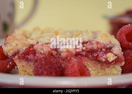 Raspberry Fruit Bars Stock Photo - Alamy