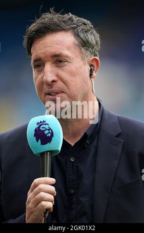 Former Liverpool player Robbie Fowler ahead of the Carabao Cup final at ...