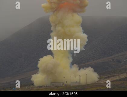 A Ground-based Interceptor missile, an element of the nation’s Ground ...