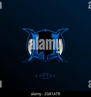 JL initial logo cool and stylish concept for esport or gaming logo as your inspirational Stock ...