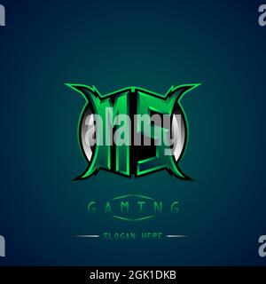 Initial MS logo design with Cool style, Logo business branding Stock ...