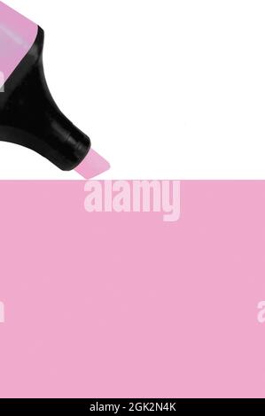 Black felt pen and blank colored stickers mockup with copy space for ...