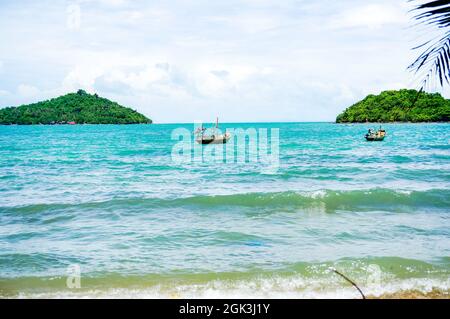 Nice Hai Tac island in Kien Giang province, southern Vietnam Stock ...