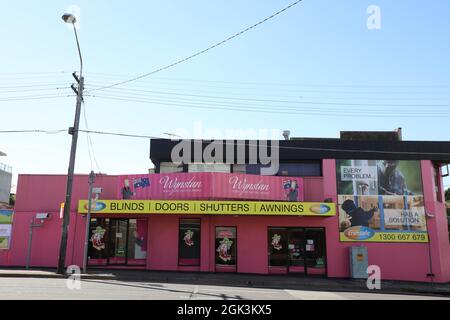 Wynstan Blinds Doors Shutters Awnings, Parramatta Road, Concord Stock ...