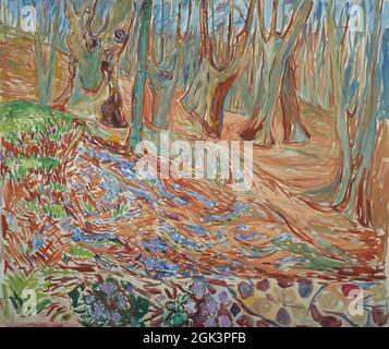 Edvard Munch - Elm Forest in Spring - 1925 Stock Photo - Alamy