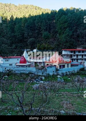 Neem karoli Baba Ashram at Kainchi Dham state Uttarakhand India March ...