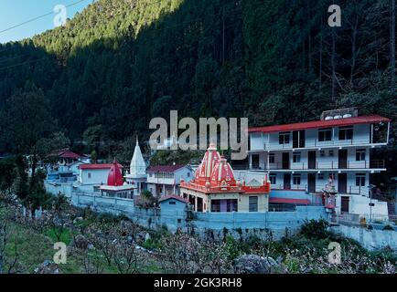 Neem karoli Baba Ashram at Kainchi Dham state Uttarakhand India March ...