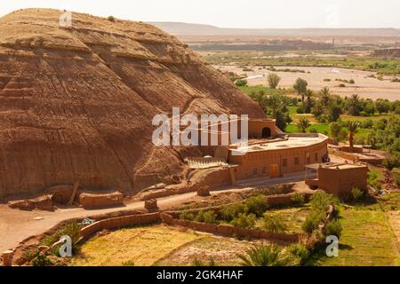 Village of Asni in the foothills of the Atlas mountains in Morocco ...