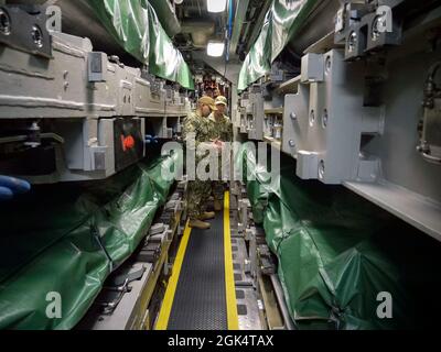 YOKOSUKA, Japan (Aug. 2, 2021) Cmdr. Cameron Aljilani, commanding ...