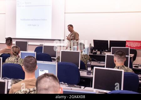 Officer Development School (ODS) class 21060 students at Officer ...