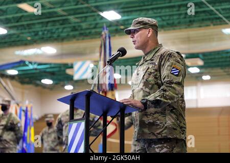 U.S. Army Col. Trent D. Upton, commander of 1st Armored Brigade Combat ...