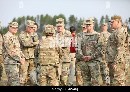 Army Col. Carrie Perez, commander of the 36th Sustainment Brigade, 36th ...