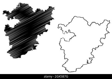 Indore district (Madhya Pradesh State, Indore division, Republic of ...