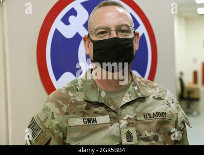 Command Sgt. Maj. Keith A. Gwin, senior enlisted advisor, 310th ...