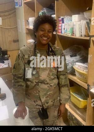 A member of 1st Battalion, 141st Field Artillery Regiment, 256th ...