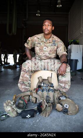 Staff Sgt. Kwanique Jones, an explosive ordnance disposal technician ...