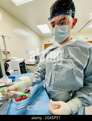 Army Nurses in operating room at 40th General Hospital ca. 1945 Stock ...