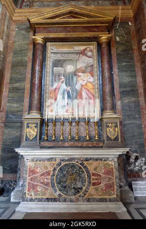 The Annunciation, Santa Maria in Trastevere Pietro Cavallini Stock ...