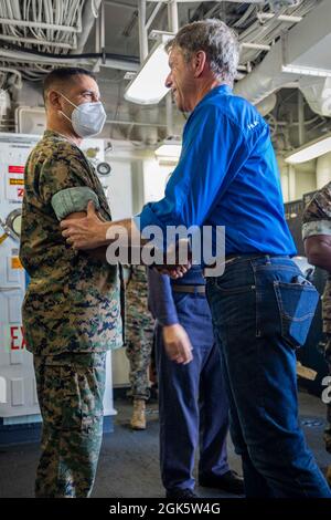 U.S. Marine Corps Col. Rob Weiler, the commanding officer of 5th Marine ...