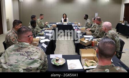 Sharene Brown, spouse of U.S. Air Force Chief of Staff Gen. CQ Brown Jr ...