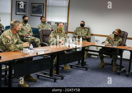 Brigadier Gen. Maria Juarez, left, deputy commanding general for ...